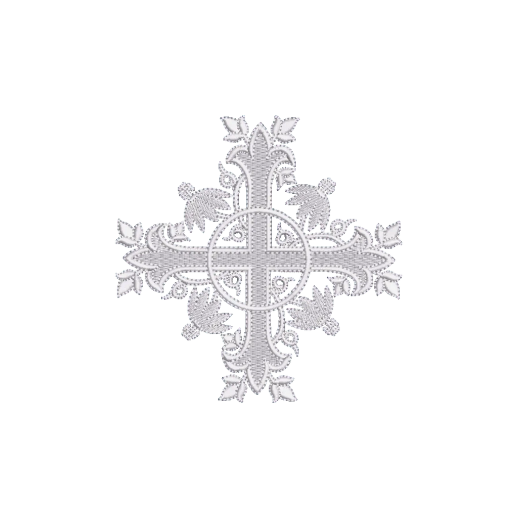 1001 Lent Flower Cross | Altar Linen Machine Embroidery Design ...