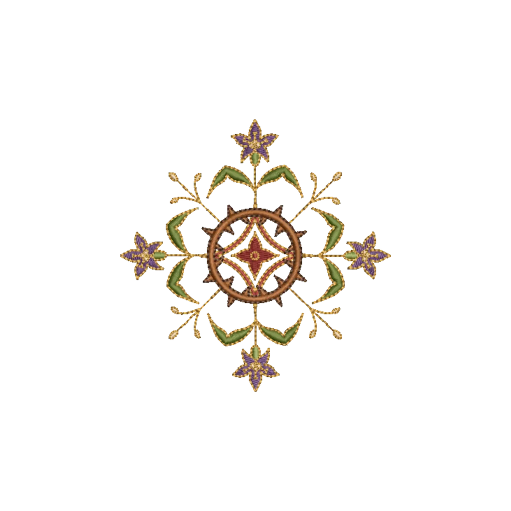 1007 Violet Thorns Colors | Lent Machine Embroidery Design ...