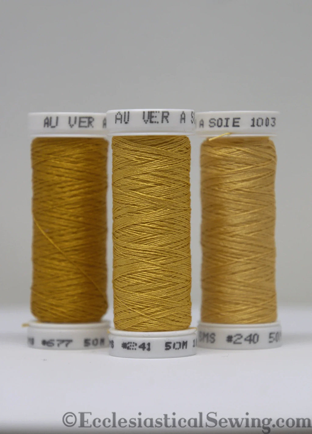 Au Ver A Soie - Soie 100/3 Silk Thread Colors 002 to 070 ...