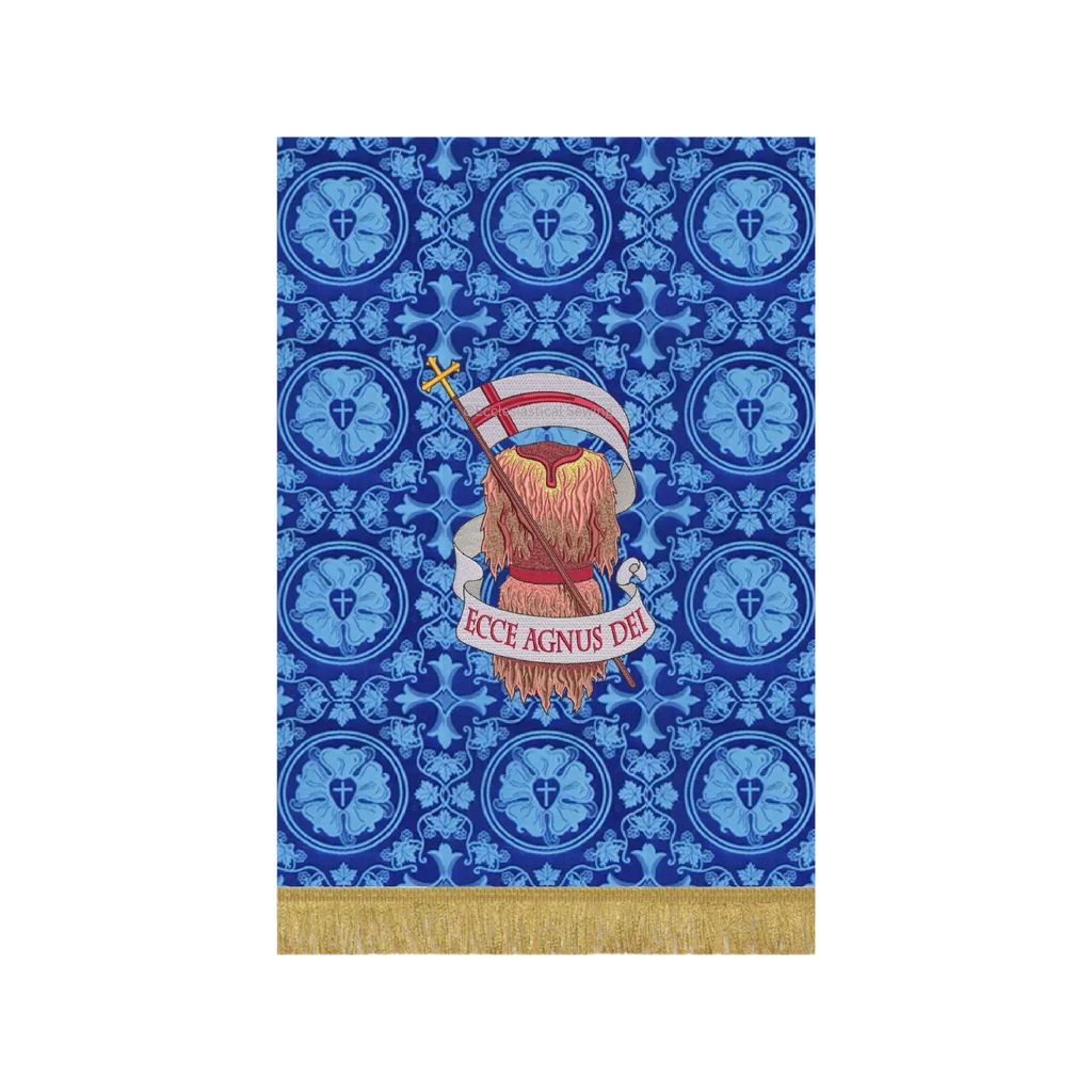 Advent Lent Ecce Agnus Dei Camel Hair | Violet Blue Pulpit Fall ...