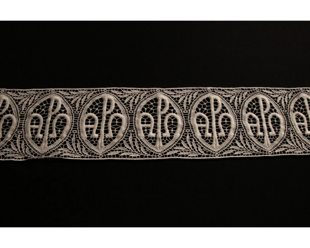Chi Rho Alpha Omega Lace Insertion Lace for Altar Cloths and Garments ...