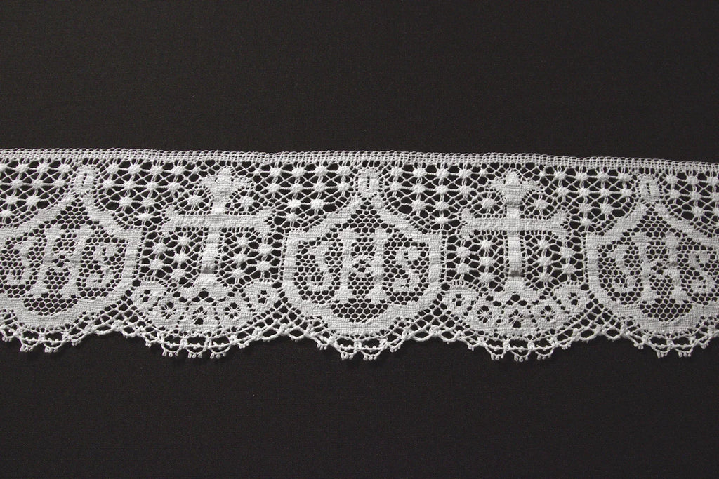 Cross IHS 4 inch Cluny Galloon Lace | for Church Linens Altar Cloths ...