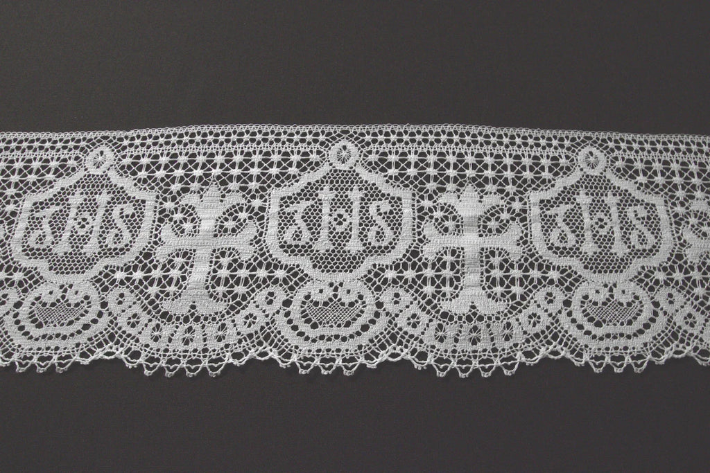 Cross IHS 6 inch Cluny Galloon Lace| English Altar Cloth Lace Trim ...