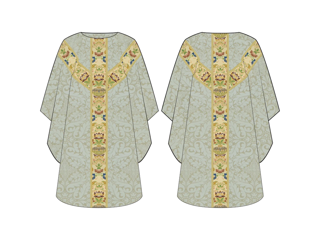 Ivory Priest Chasuble | Festival Priest Chasuble Ivory and Tapestry ...