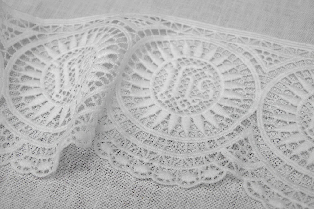 IHS Starburst Lace Edging for Altar Cloths | Vestment and Lace Trim ...