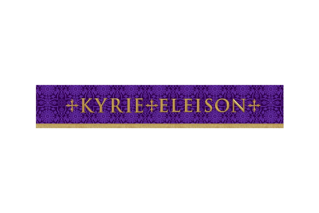 Violet Lent Superfrontal Kyrie Eleison Text | Lent Collection ...