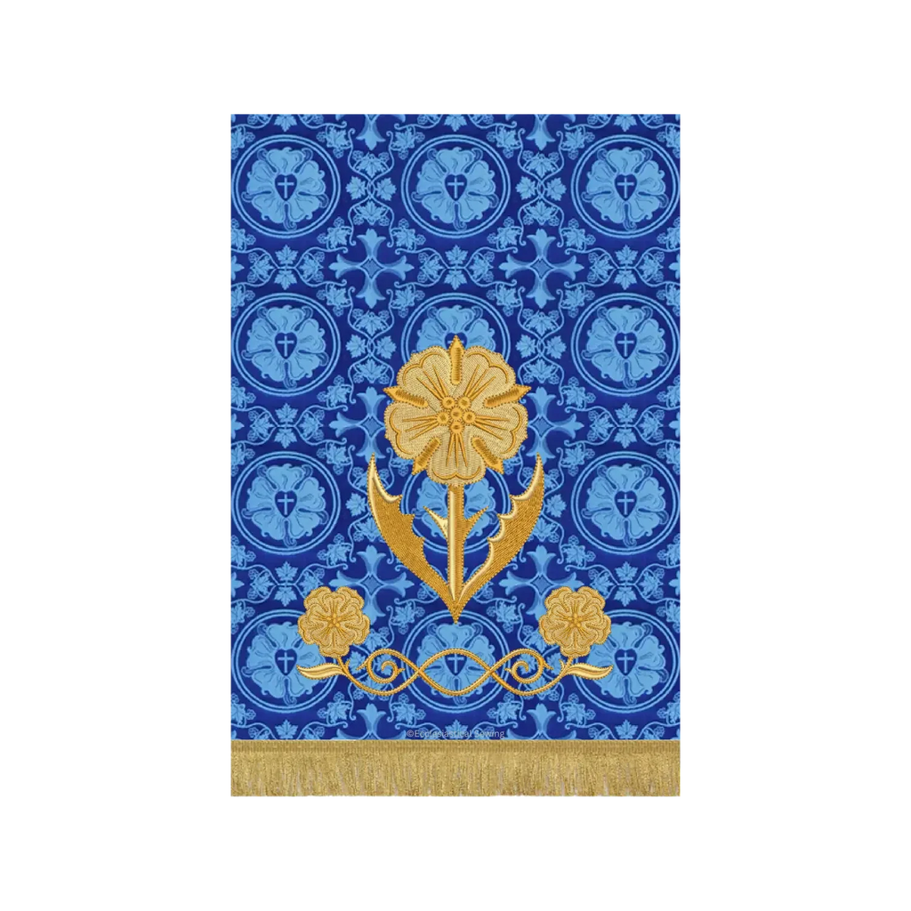 Advent Messianic Rose Lectern, Pulpit Fall | Altar Hanging Advent Tau ...