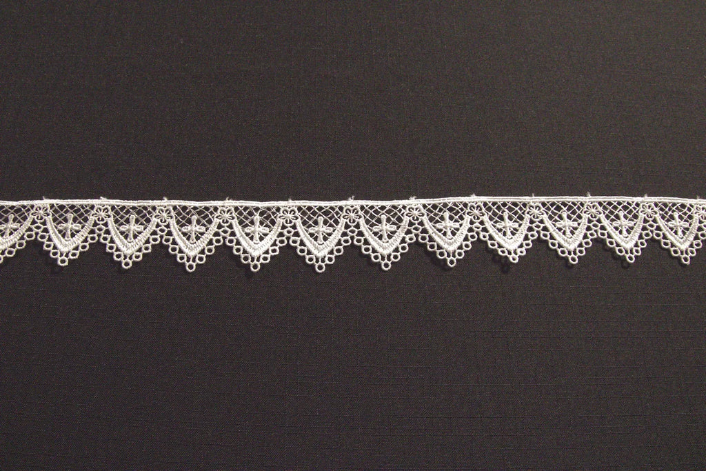 Narrow Cross Venice Style Lace Trim | Christening Gowns Altar Cloths ...