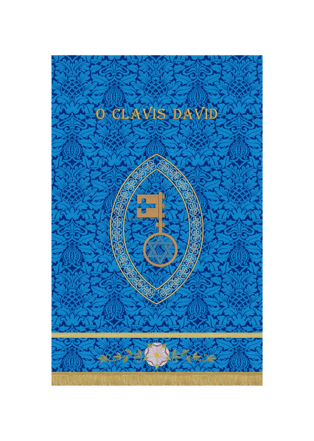 Advent Banner O Clavis David Blue or Violet Advent Banner ...