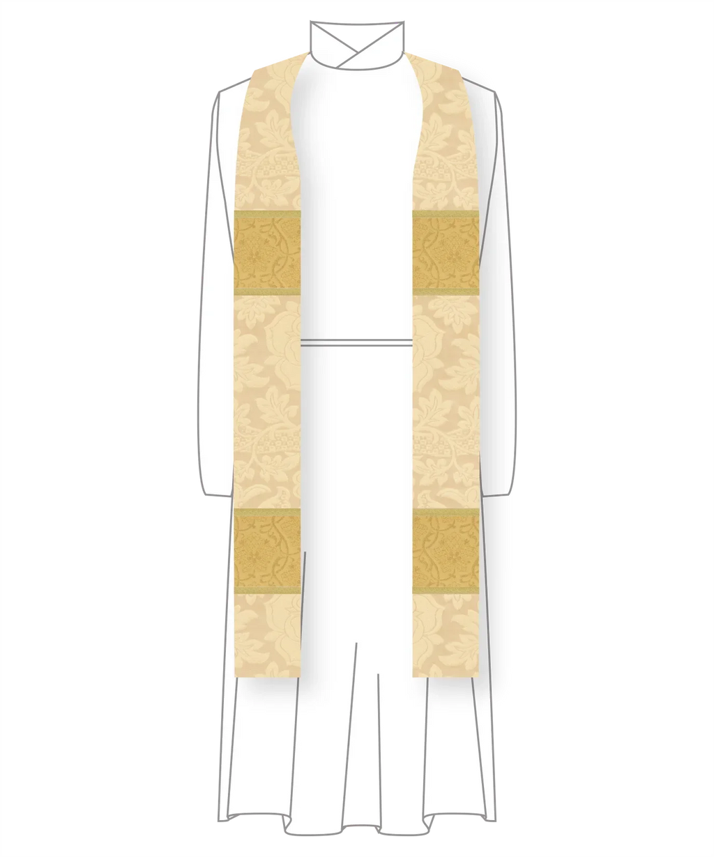 Christmas Easter St. Margaret Priest Stole |Liturgical White Stoles ...
