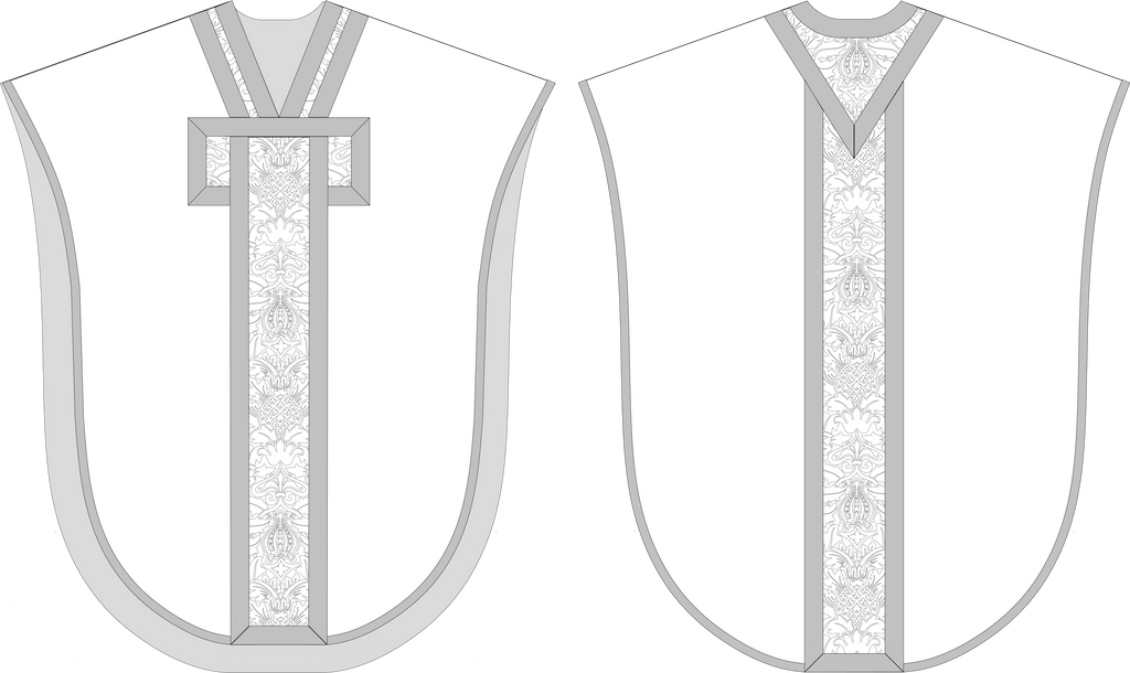 3020 St. Philip Neri Chasuble Sewing Pattern | Church Vestment Pattern ...