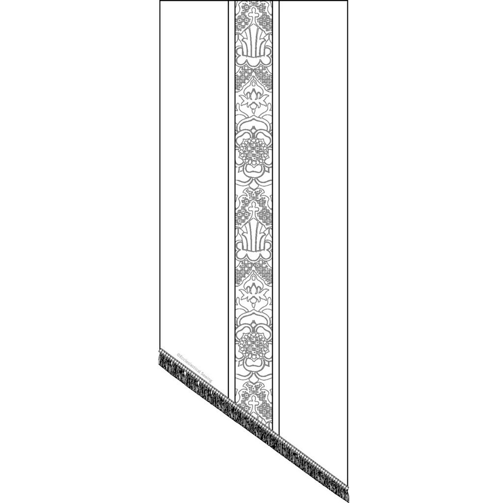 6024 Diagonal Pulpit Fall | Style 6024 Altar Hanging Sewing Pattern ...