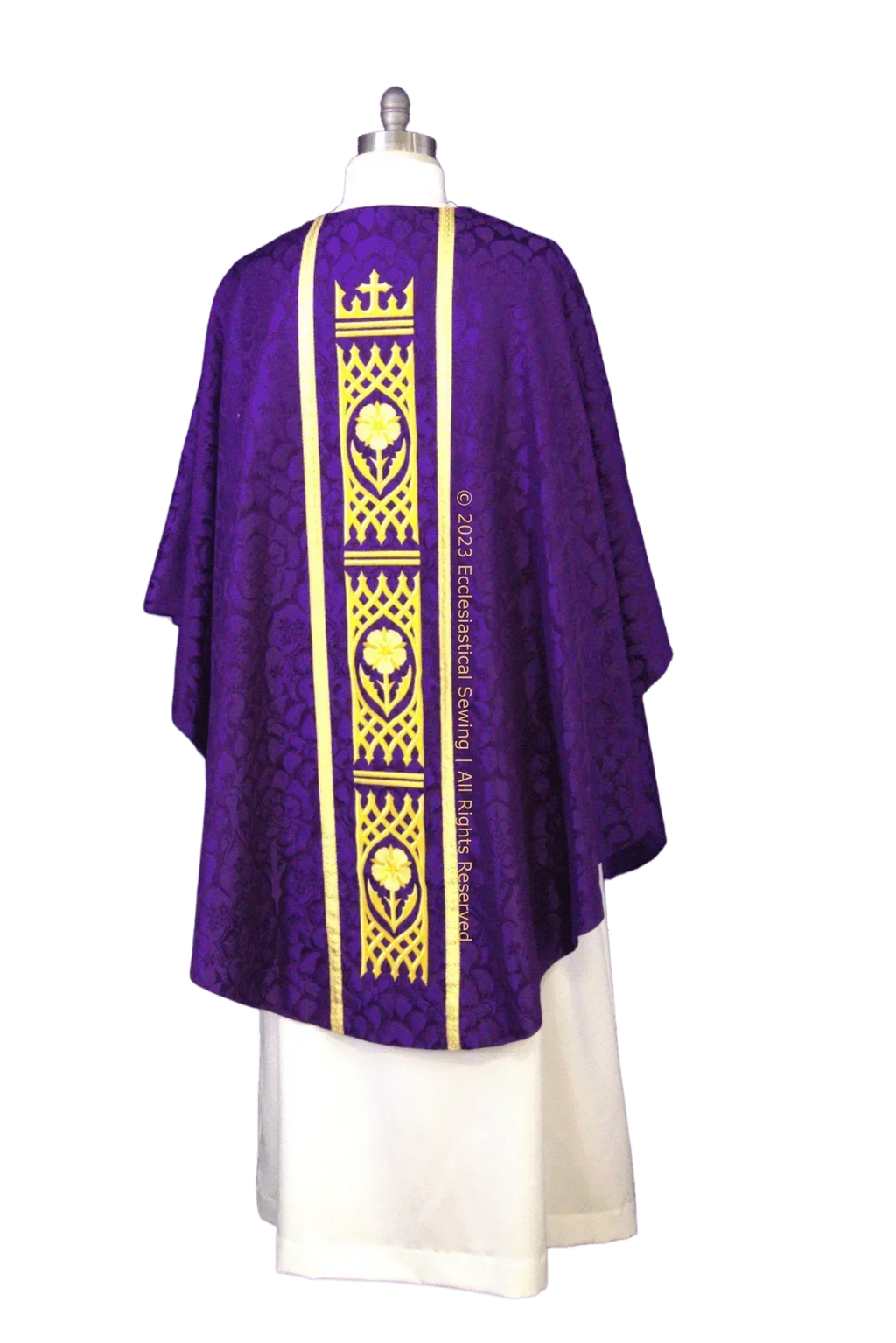 Advent Violet Tau Pastor Priest Chasuble | Violet Advent Priest Chasub ...