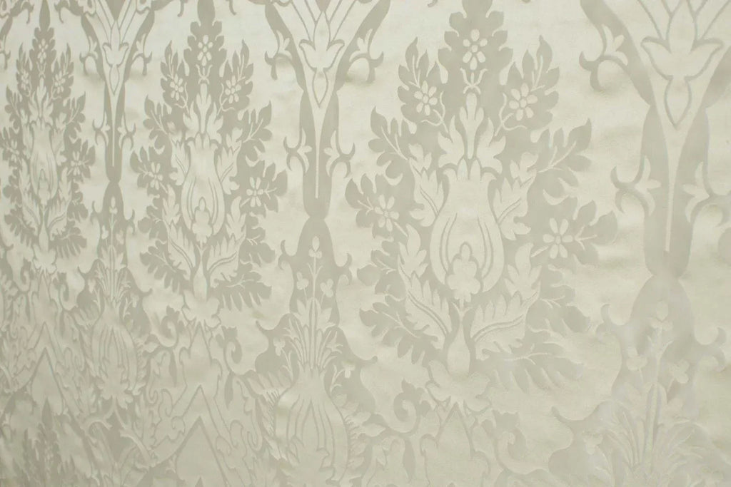 Bramfield Ivory Silk Damask Liturgical Fabric For Church Vestments ...