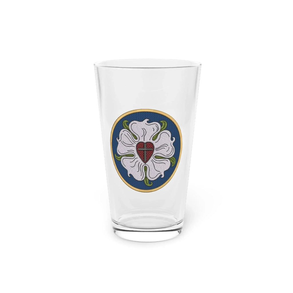 Classic Pint Glass, 16oz Luther Rose Reformation Lutheran Gift ...