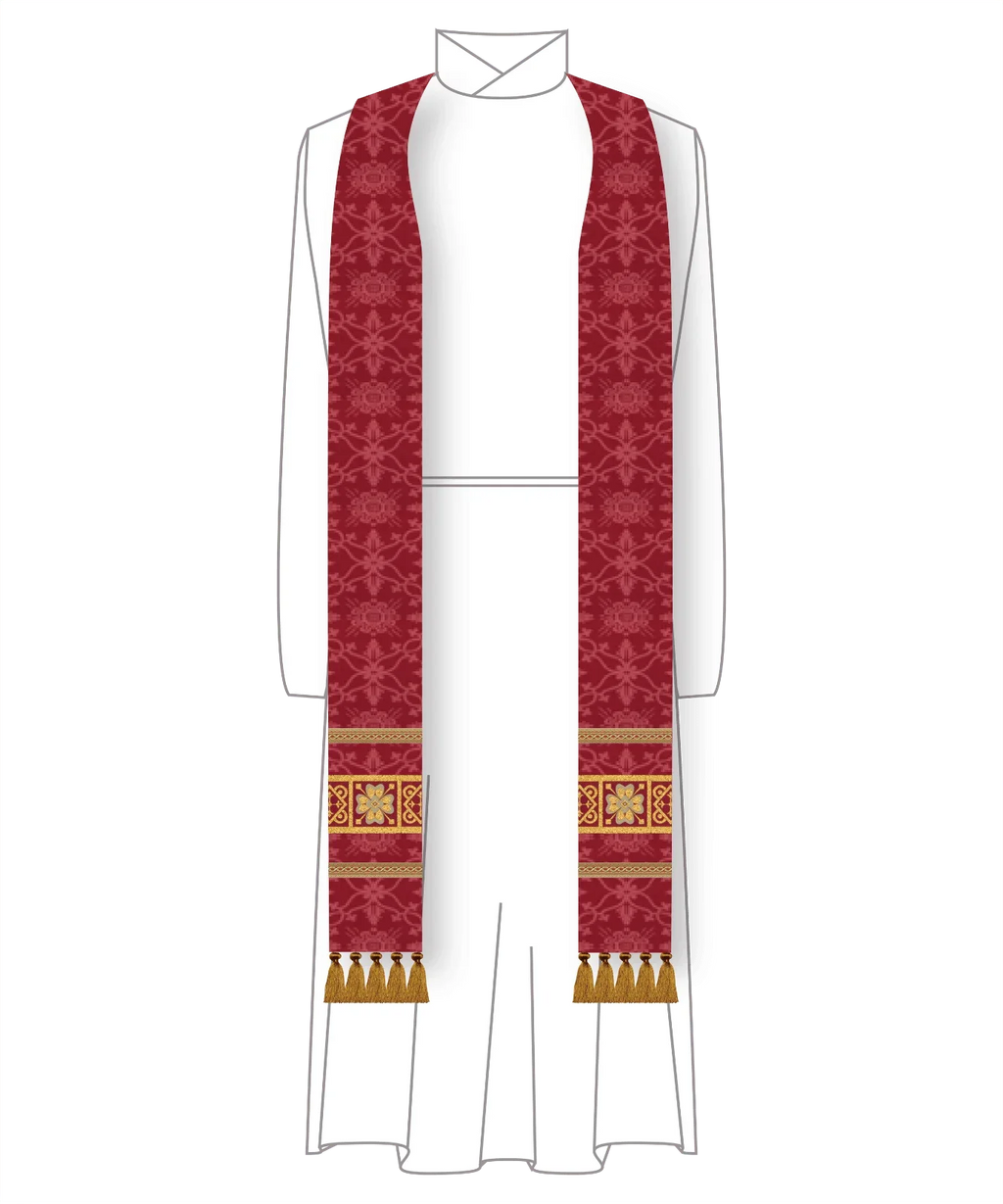 Ely Crown Clergy Stole Pastoral or Priest Stoles Ecclesiastical Sewing