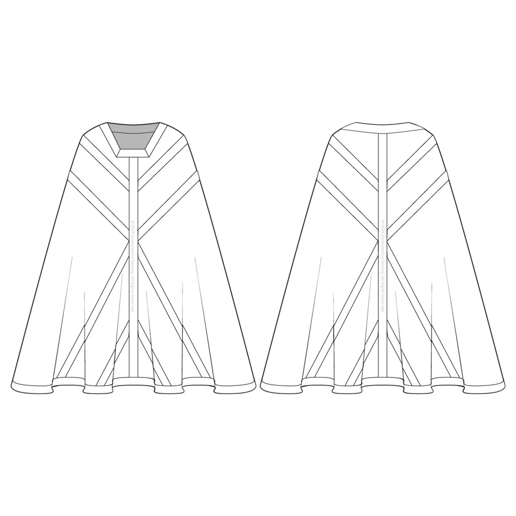Conical Chasuble Style 3023 | Church Vestment Sewing Pattern ...