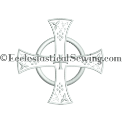 Cross and Grapes Machine Embroidery Design