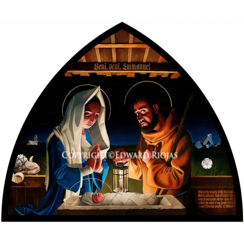 Emmanuel Altarpiece Christian Art Print | Edward Riojas Artwork ...