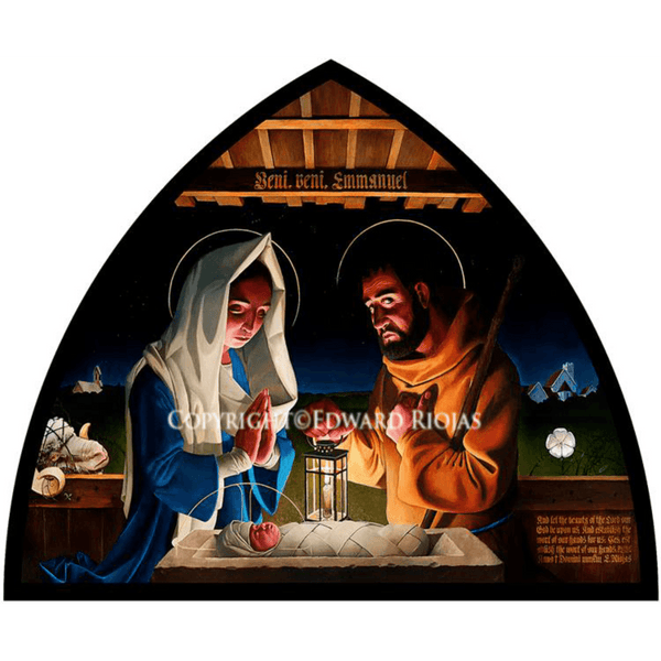 Emmanuel Altarpiece Liturgical Art Print | Edward Riojas Artist