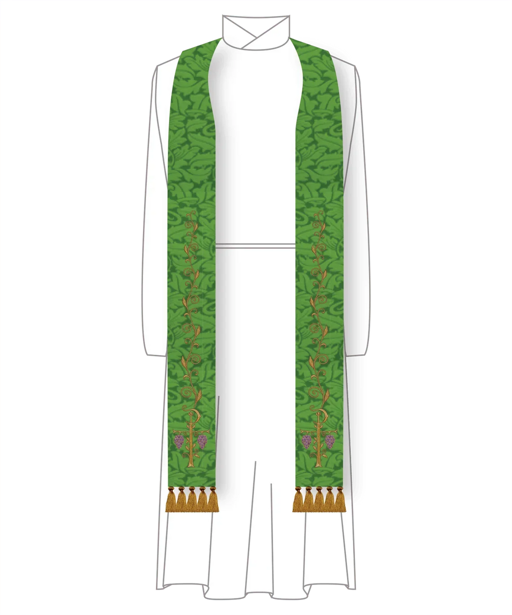 Clergy Stole for Trinity and Ordinary Times | Priest and Pastor Stoles ...