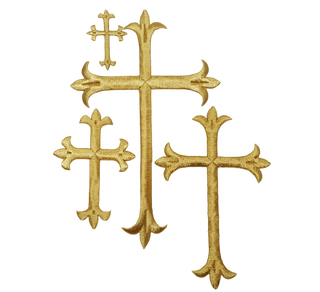 Small Cross & Iron-On Cross Appliques | Ecclesiastical Sewing