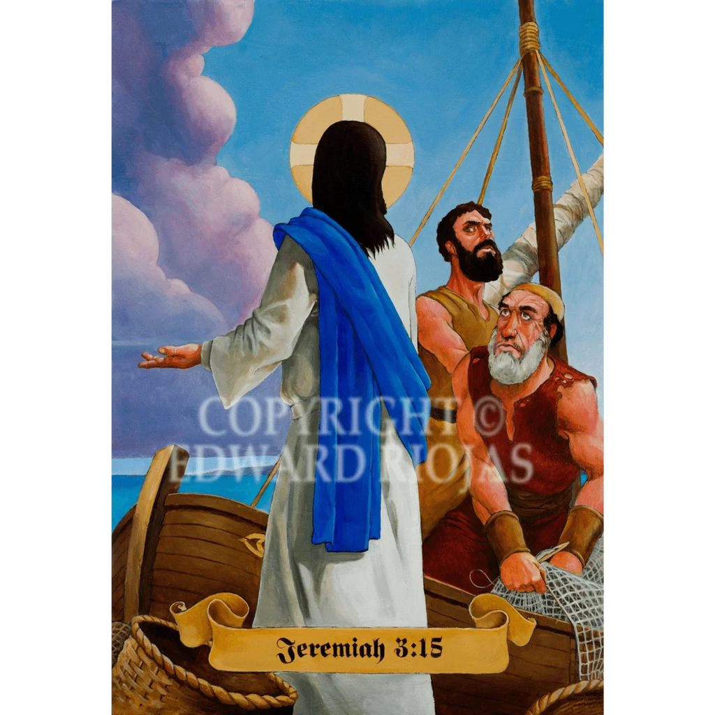 Living Water Cycle CALLING Giclée Print | Edward Riojas Christian Art ...