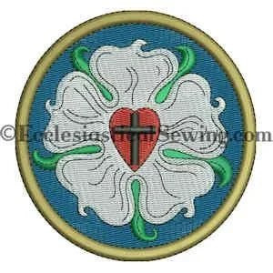 Luther Rose Digital Machine Embroidery File For Church Vestments ...