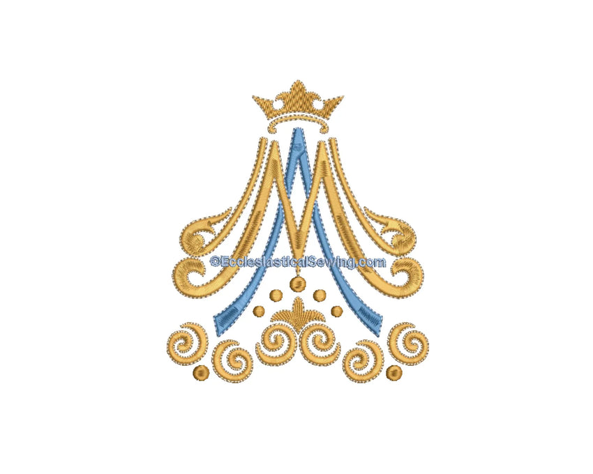 Marian Machine Embroidery Designs | Ecclesiastical Sewing
