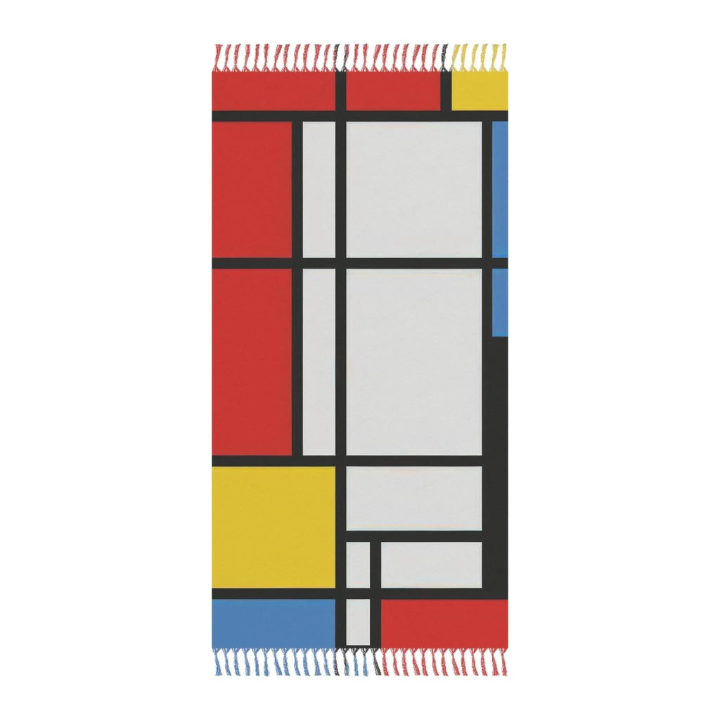 Minimalist Bauhaus: Custom Printed Beach Cloth for Beach Experience ...