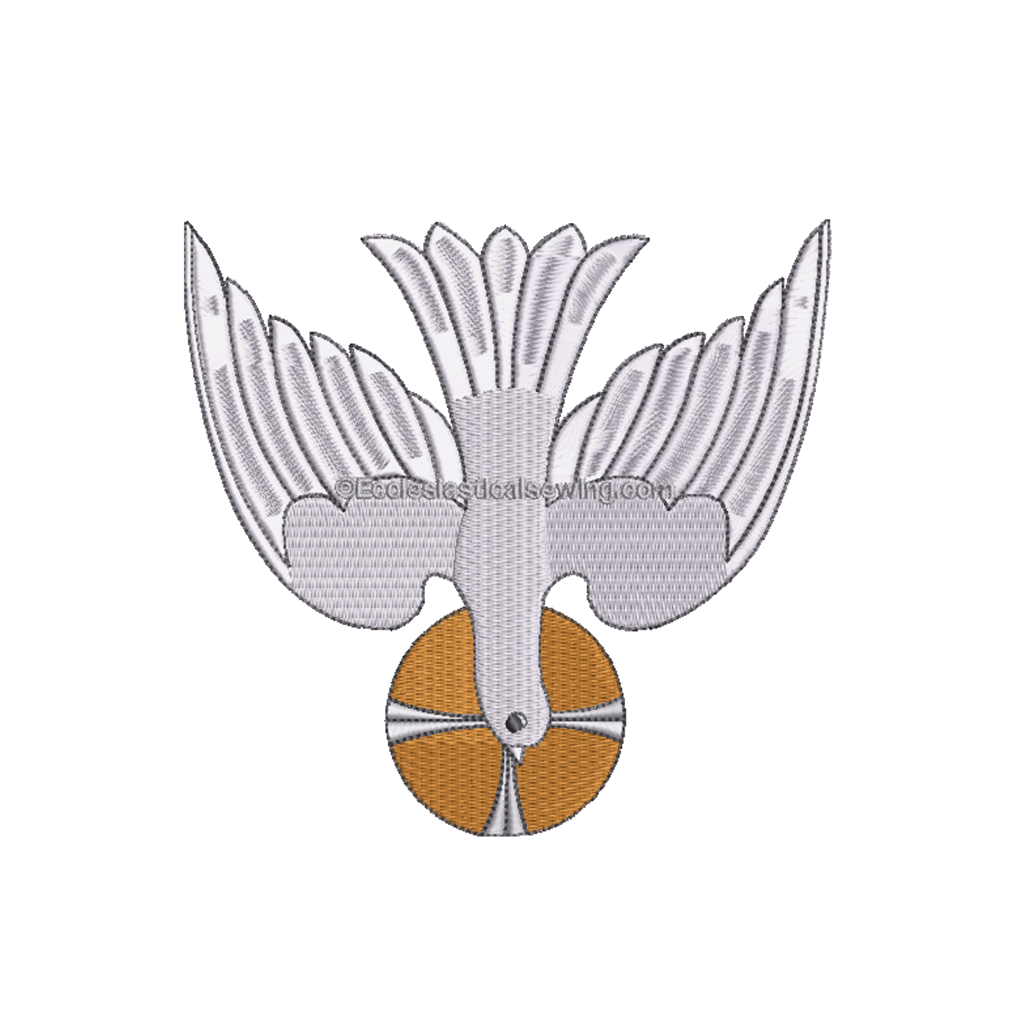 Descending Dove Line Drawing