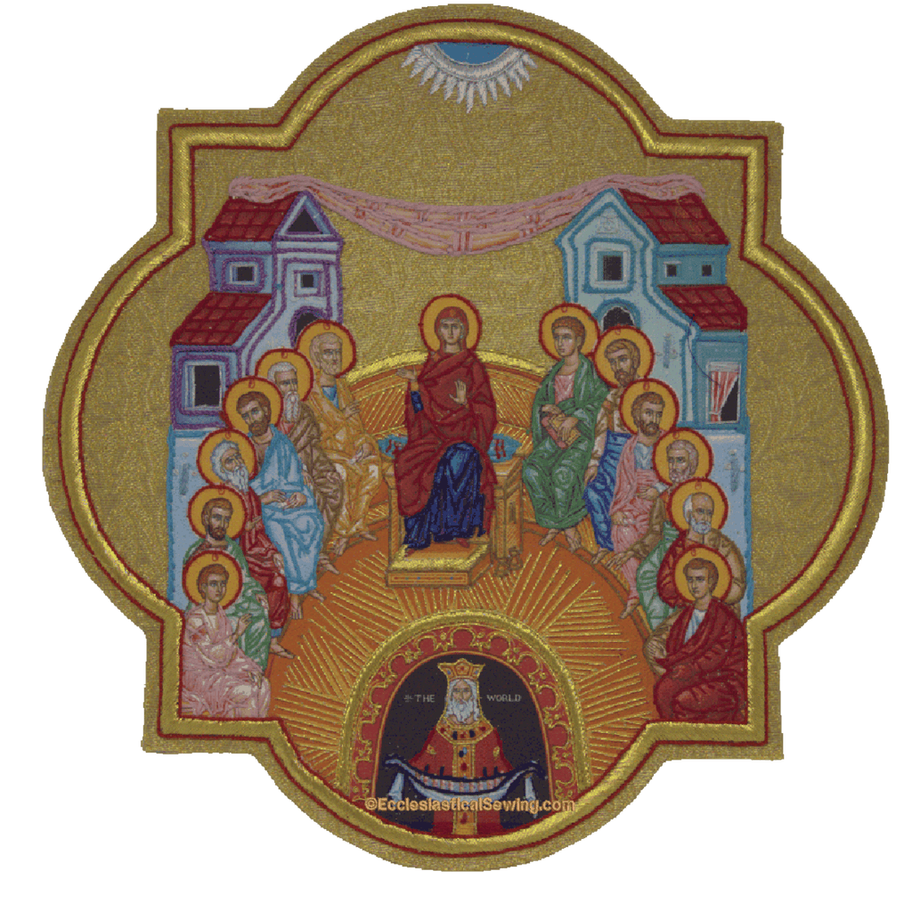 Pentecost Goldwork Applique | Church Vestment Goldwork Applique ...