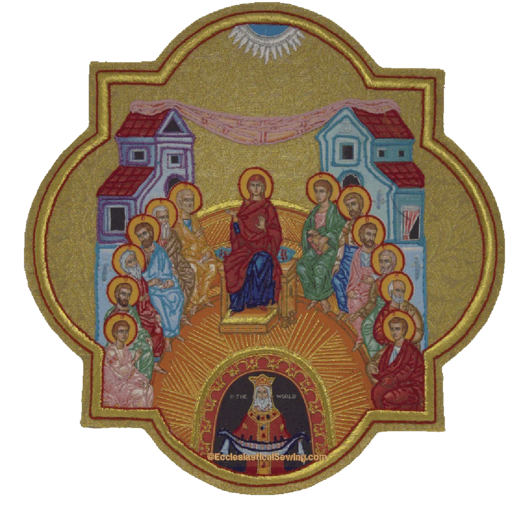 Pentecost Goldwork Applique | Church Vestment Goldwork Applique ...