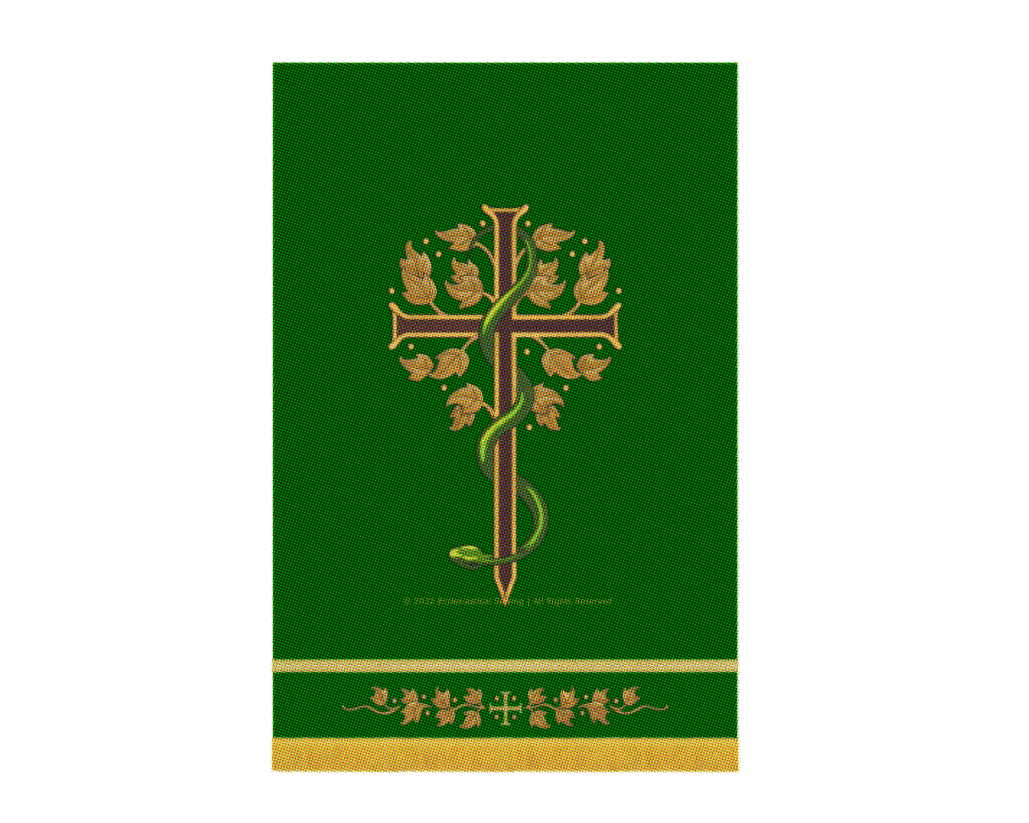 Cross Design With Banner