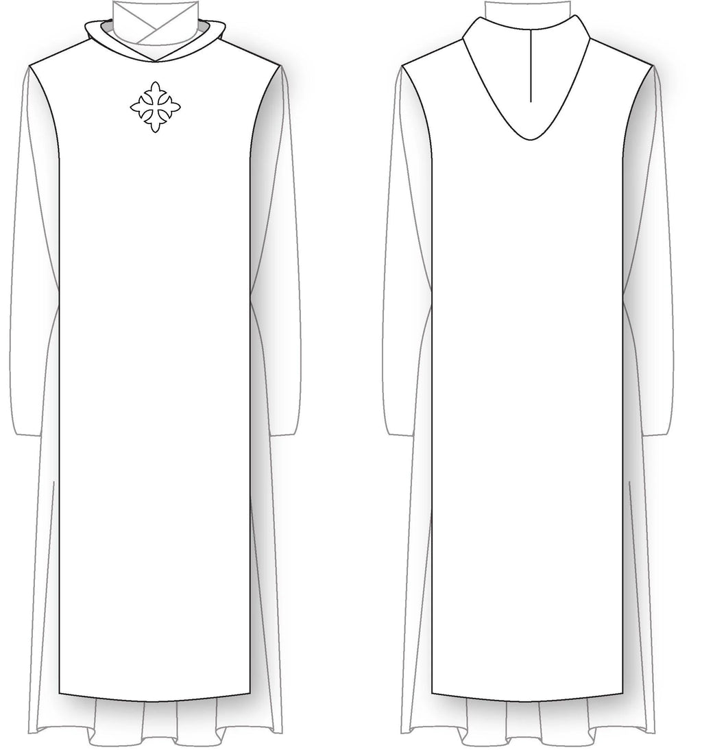 Scapular Choir or Monastic Sewing Pattern | DIY Printed Clergy Style ...