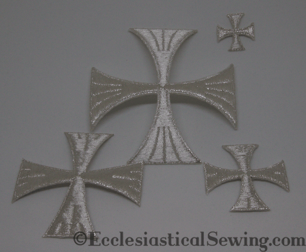 Shop Cross Appliques w/ Iron On Backing | Cross Embroidery Appliques