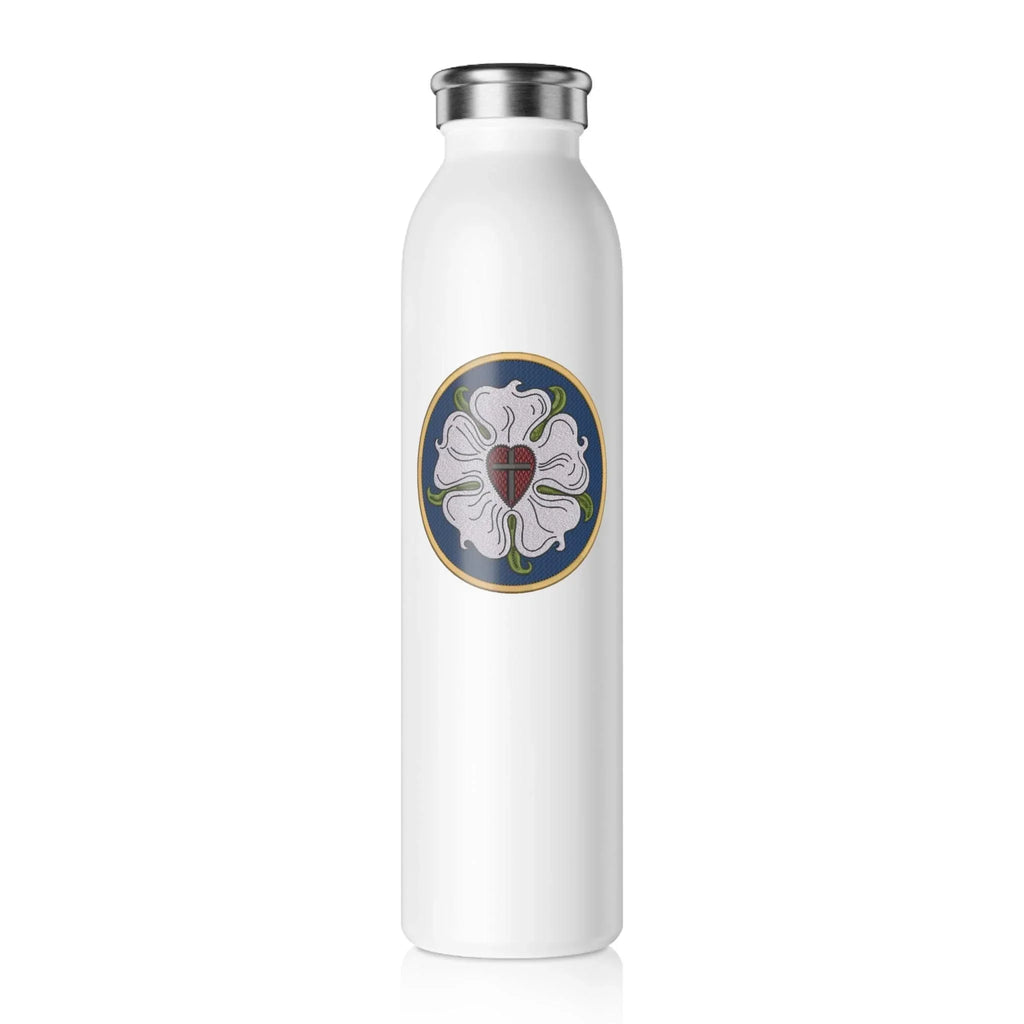 Slim Water Bottle Luther Rose Reformation Gift For Pastor Lutheran ...