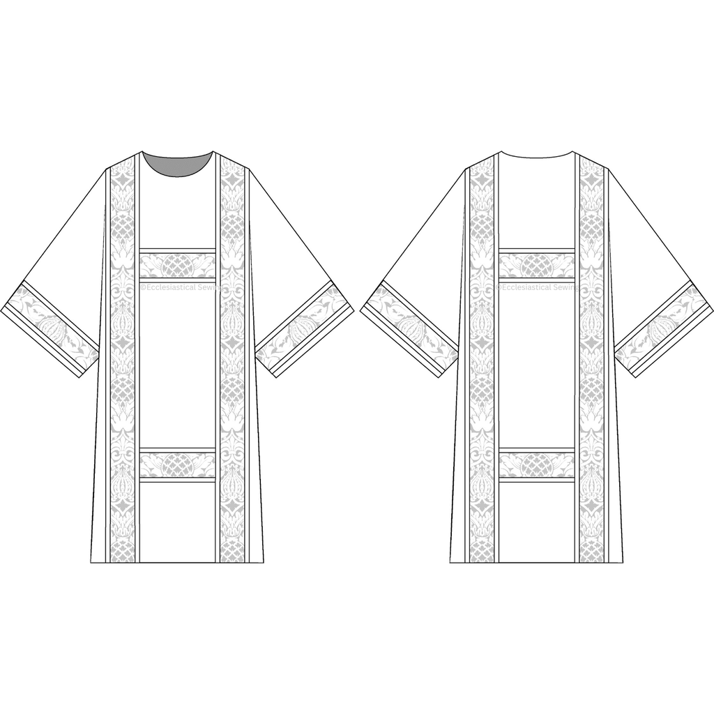 Deacon Dalmatic Pattern for Vestments | Vestment Patterns Collection ...