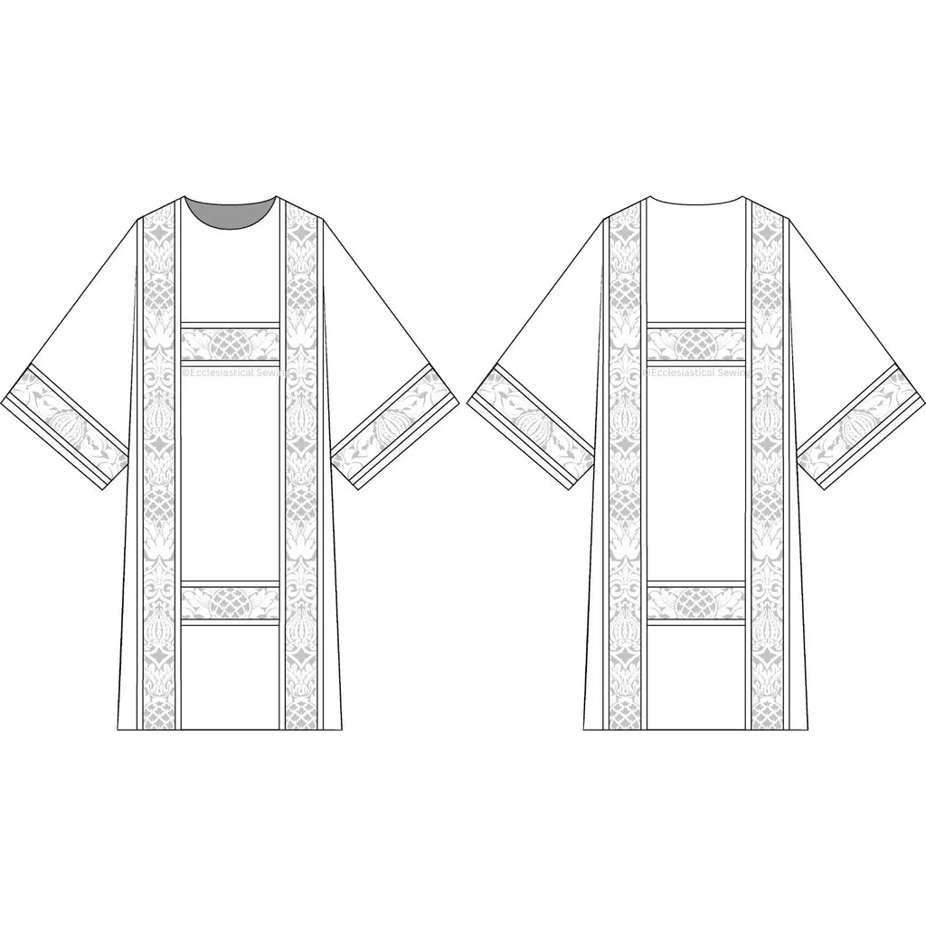 Deacon Dalmatic Pattern for Vestments | Vestment Patterns Collection ...