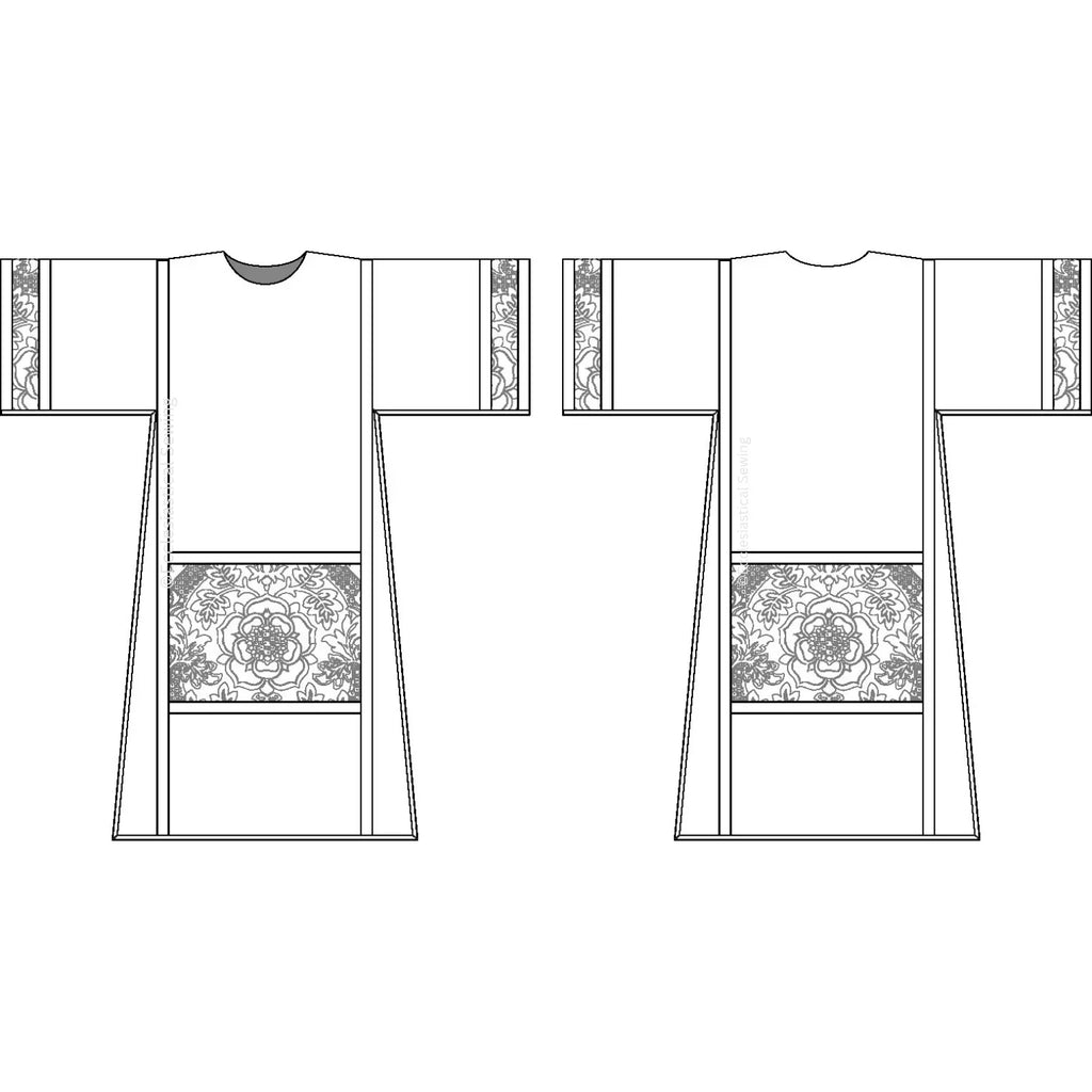 5004 Narrow Body Latin Mass Dalmatic| Clergy Vestment Sewing Pattern ...