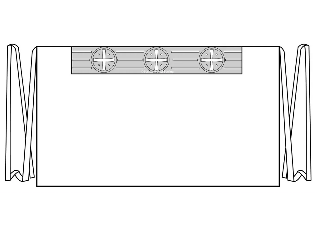 Style 6010 Priest Amice for Vestments | Ecclesiastical Sewing Pattern