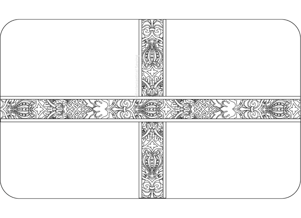 Funeral Casket Pall Sewing Pattern | Church Vestment Sewing Pattern ...