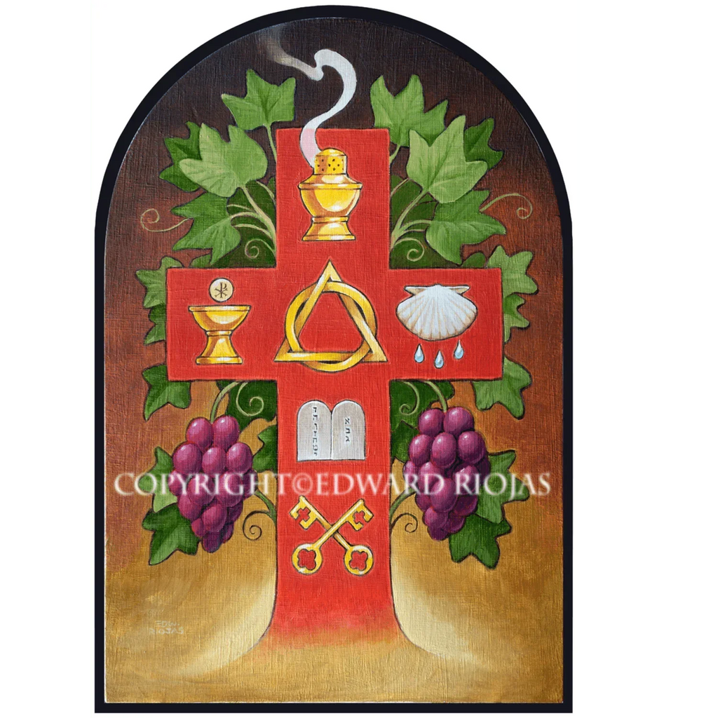 The Six Chief Parts Edward Riojas Christian Art | Liturgical Print ...