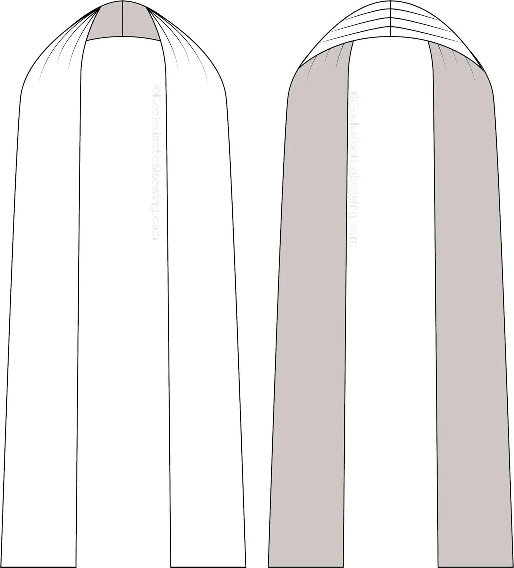 Style 1011 Tippet Sewing Pattern | Church Vestment Pattern ...