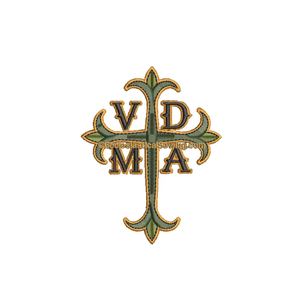 VDMA Latin Cross--Religious Machine Embroidery File – Ecclesiastical Sewing